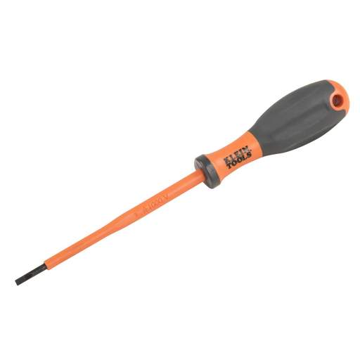 Klein 3mm x 100mm VDE Insulated Slotted Screwdriver (32229INS) | CEF