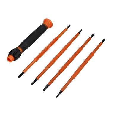 Klein 8-in-1 Insulated Precision Screwdriver Set with Case (32584INSR) | CEF