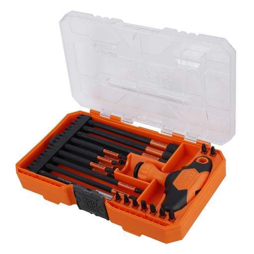 Klein 23 Piece Interchangeable Ratcheting T-Handle Set (33804) | CEF