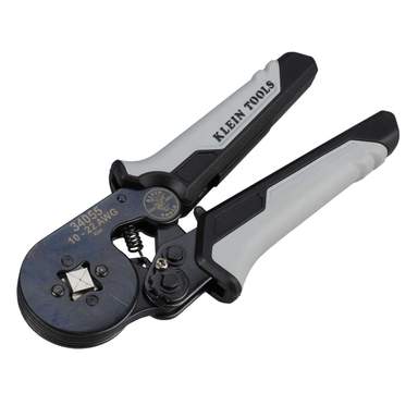 Klein Ratcheting Ferrule 10 - 22 AWG Wire Square Crimper (34055) | CEF