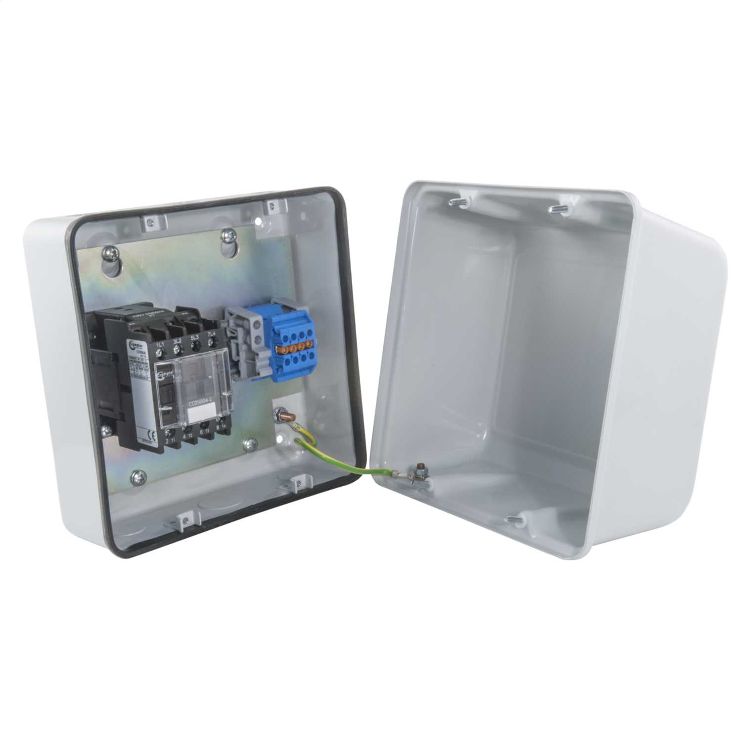 Crompton 25A AC1 Four Pole an Neutral Enclosed Heating and Lighting ...