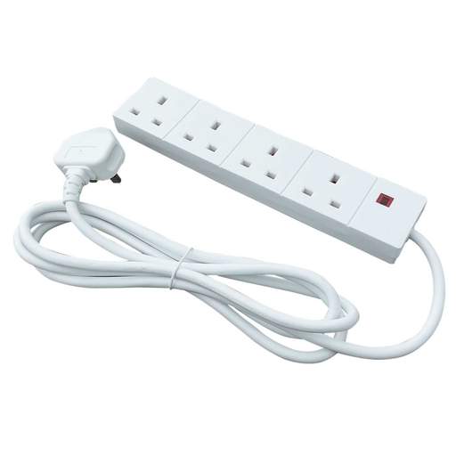 F4P 13A 2m 4 Gang Extension Lead with Neon (413TSL) | CEF