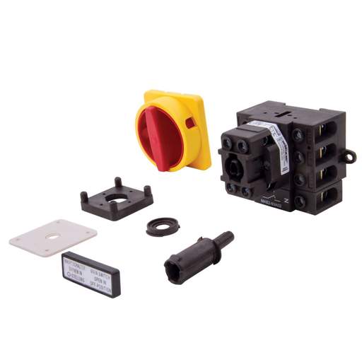 Salzer 63A 4 Pole Rear Mounting Plastic Shaft Door Isolator Switch IP66 ...