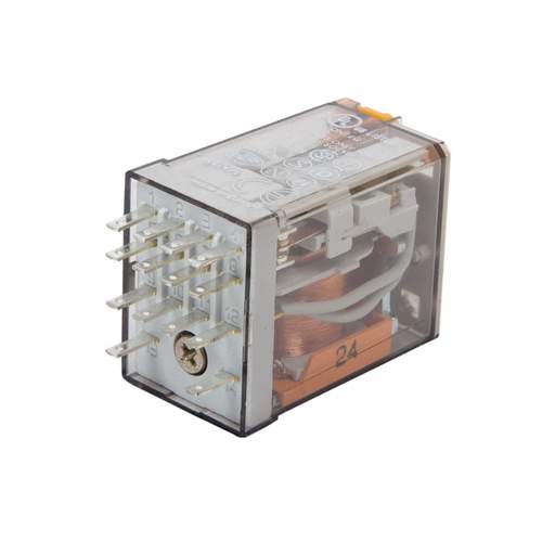 Finder 14 Pin 24V AC 7A 4 Pole Mini Plug In Relay (5534-8024-0040) | CEF