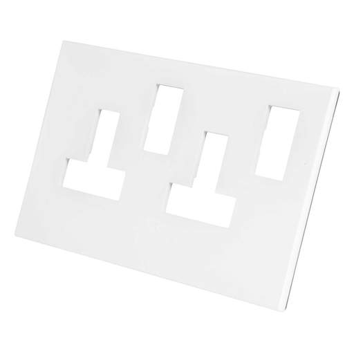 Legrand Arteor 2 Gang Switched Socket Surround Plate White (575100) | CEF