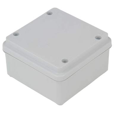 MCG 100mm x 100mm x 55mm PVC Adaptable Box with 5 Way Terminal Strip ...