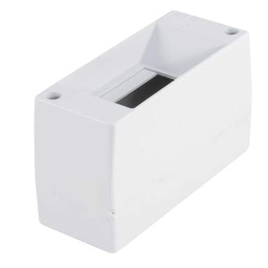 MCG 1 or 2 Module IP40 Open Front Enclosure with Moulded DIN Rail (90. ...