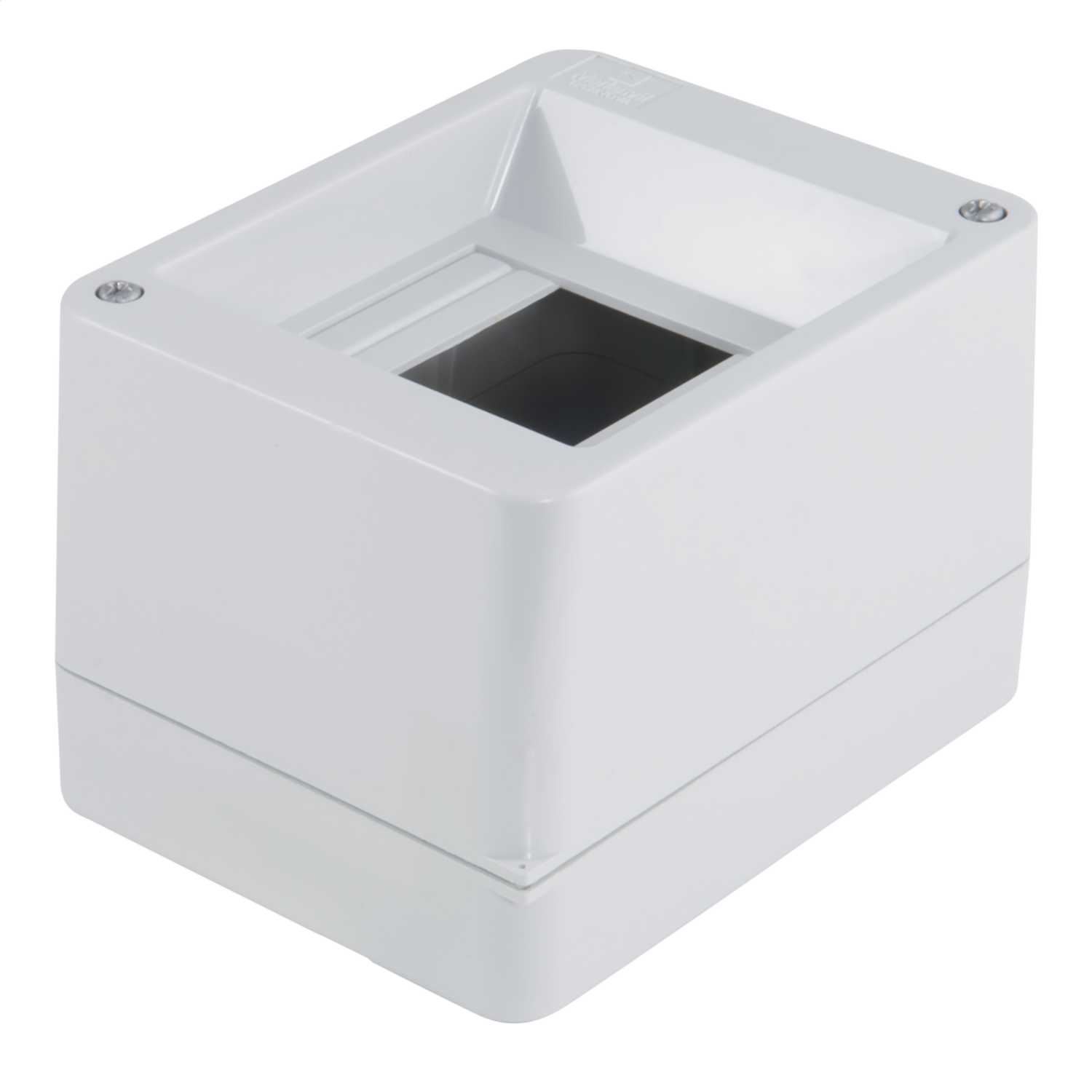 MCG 4 Module IP40 Open Front Enclosure with Moulded Din Rail (90.04) | CEF