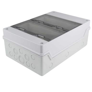 MCG 24 Module Insulated Enclosure with Access Window and DIN Rail (920. ...