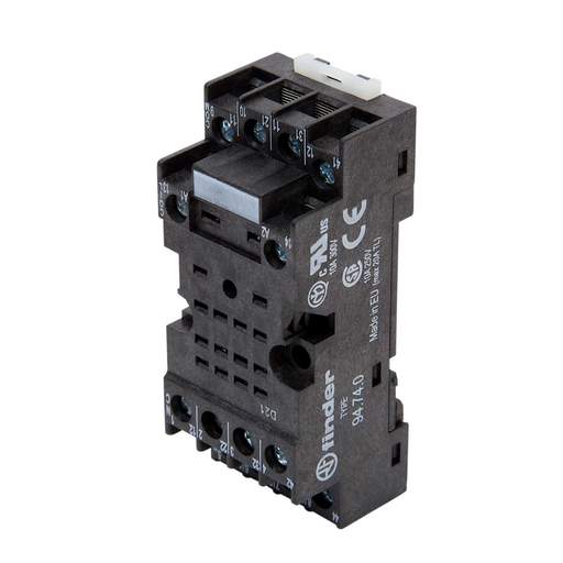 Finder 14 Pin Plug In Miniature Relay Base for 5534 Relays with Clip ...