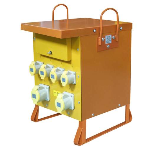 MCG 10kVA Single Phase Portable Tool Transformer 110V with 4 x 16A, 2 x ...