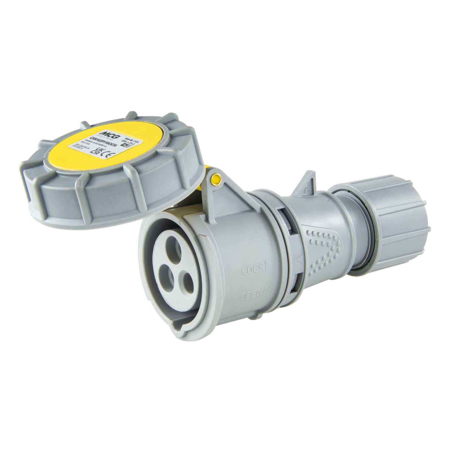 Connexs 16A 2P+E 110V Coupler IP67 (CXN163P110C67A) | CEF