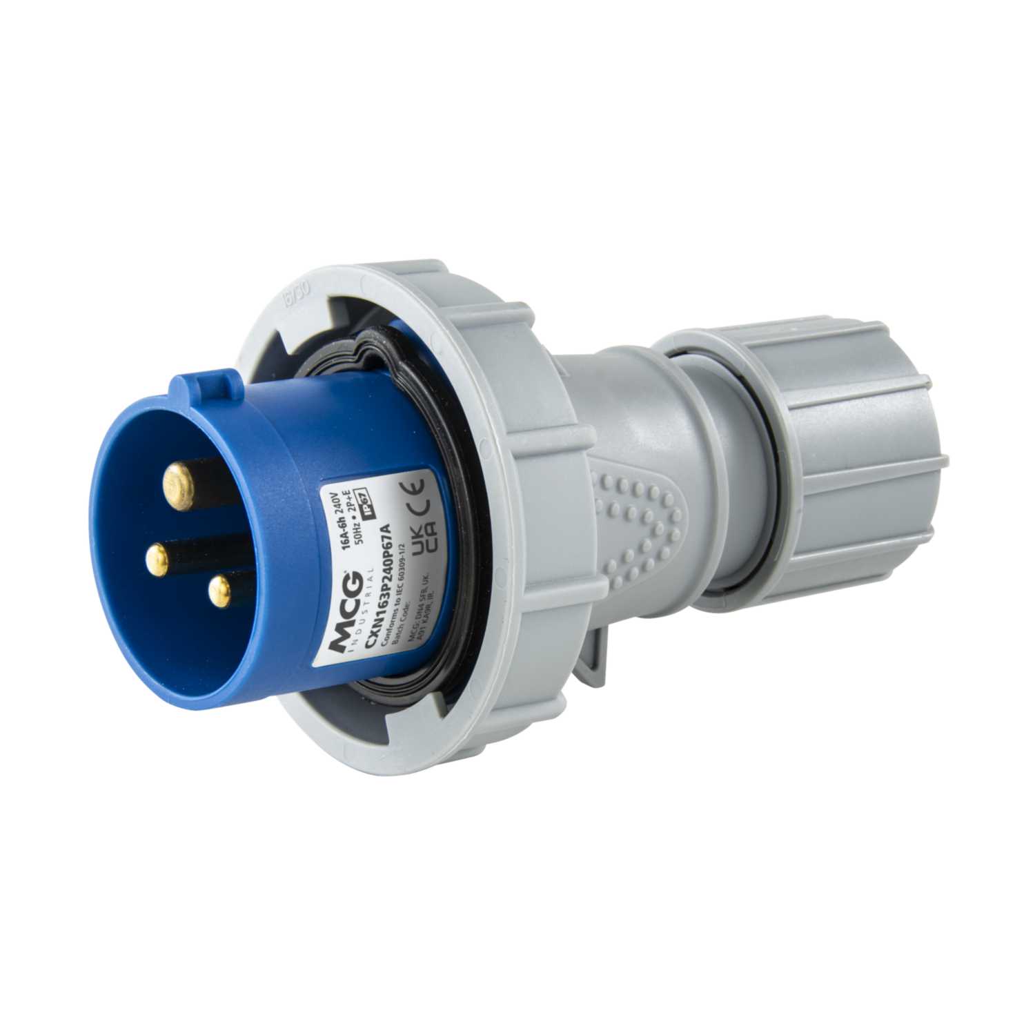 Connexs 16A 2P+E 230V Plug IP67 (CXN163P240P67A) | CEF