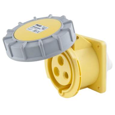 MCG 32A 2P+E 110V Panel Mounted Socket IP67 (CXN323P110PS67) | CEF