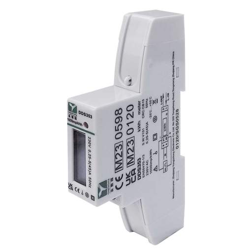 MCG 45A Single Phase Single Module kWh MID Meter with LCD Display ...