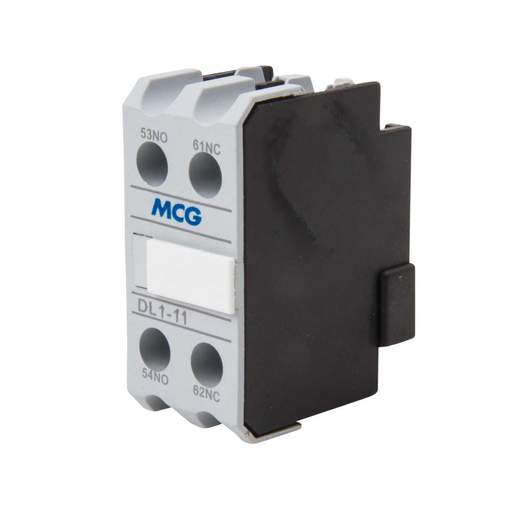 MCG Top Mount Auxiliary 1 NO and 1 NC - 10A Maximum Rated (Blister ...