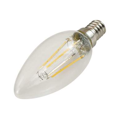 Fusion 4W SES LED Non Dimmable Filament Candle Lamp 4000K (EDLED ...