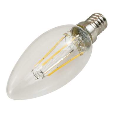 Fusion 4W SES LED Non Dimmable Filament Candle Lamp 2700K (EDLED ...
