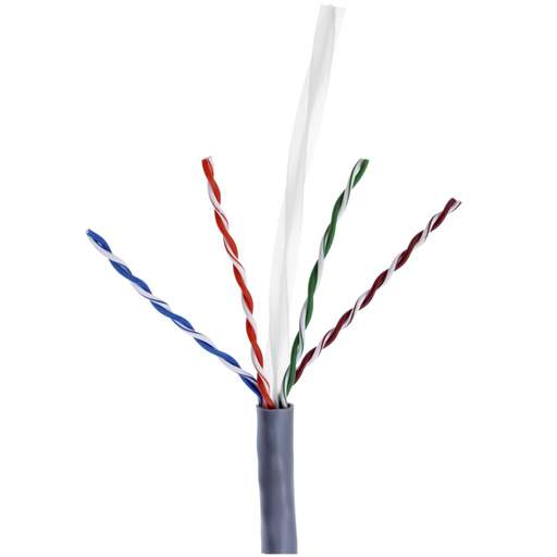 Emitex CAT6 U/UTP Unshielded Twisted Pair PVC Cable Grey 100m (EM02.101 ...