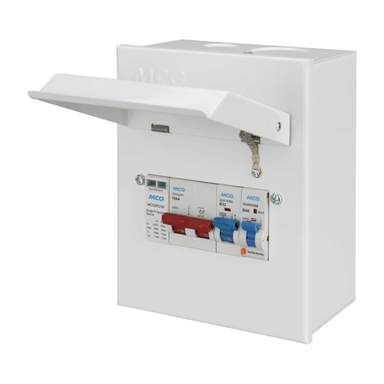 MCG EV EV Metal Clad Distribution Board with B Curve MCB and RCBO and ...