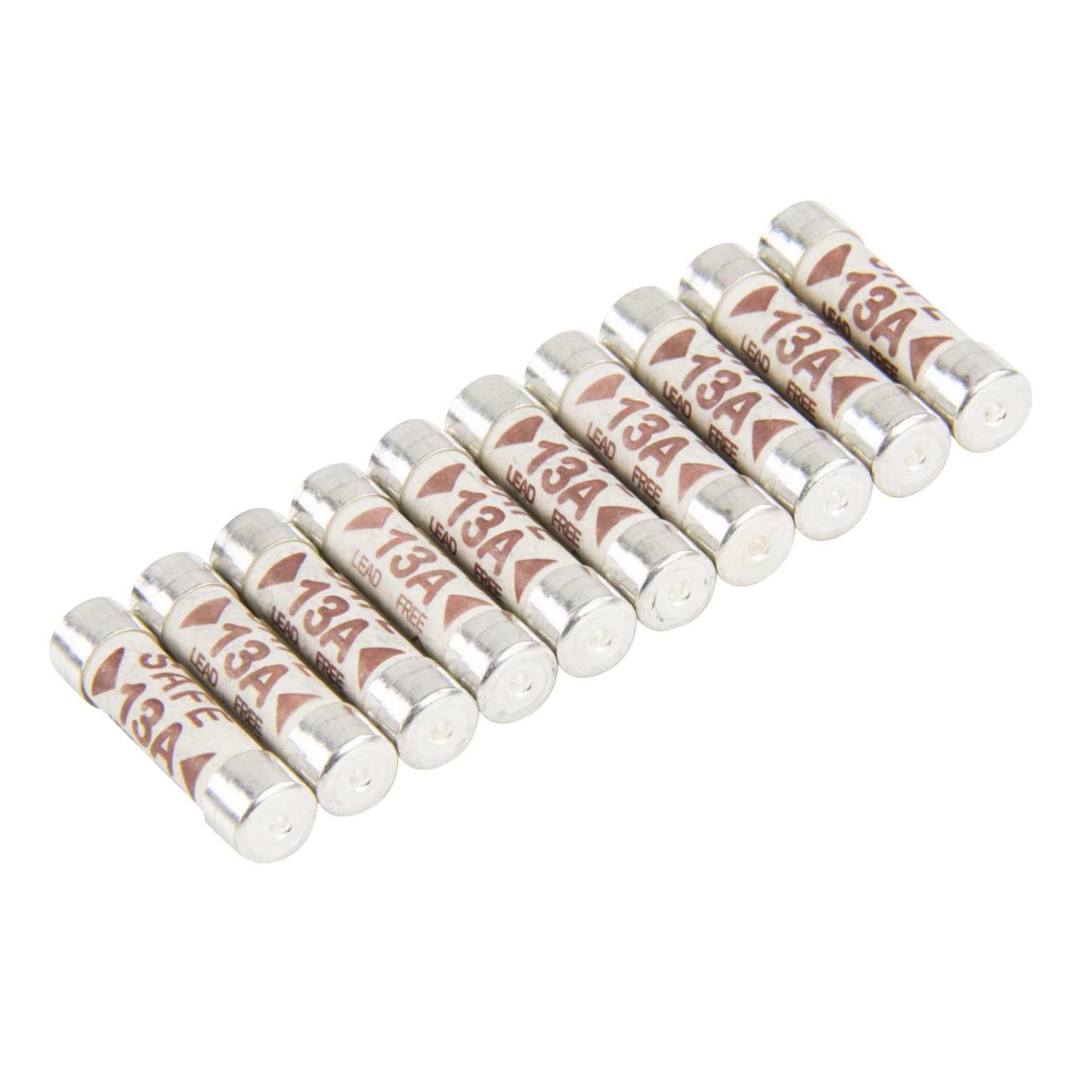 F4P 13A BS 1362 Plug Top Fuse (Pack of 10) (F4P13APTF) | CEF