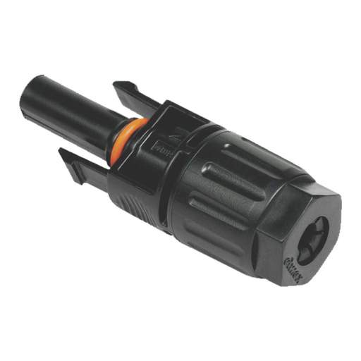 F4P 1500V DC PV MC4 Solar Straight Female Connector (F4PEMPV4NF) | CEF