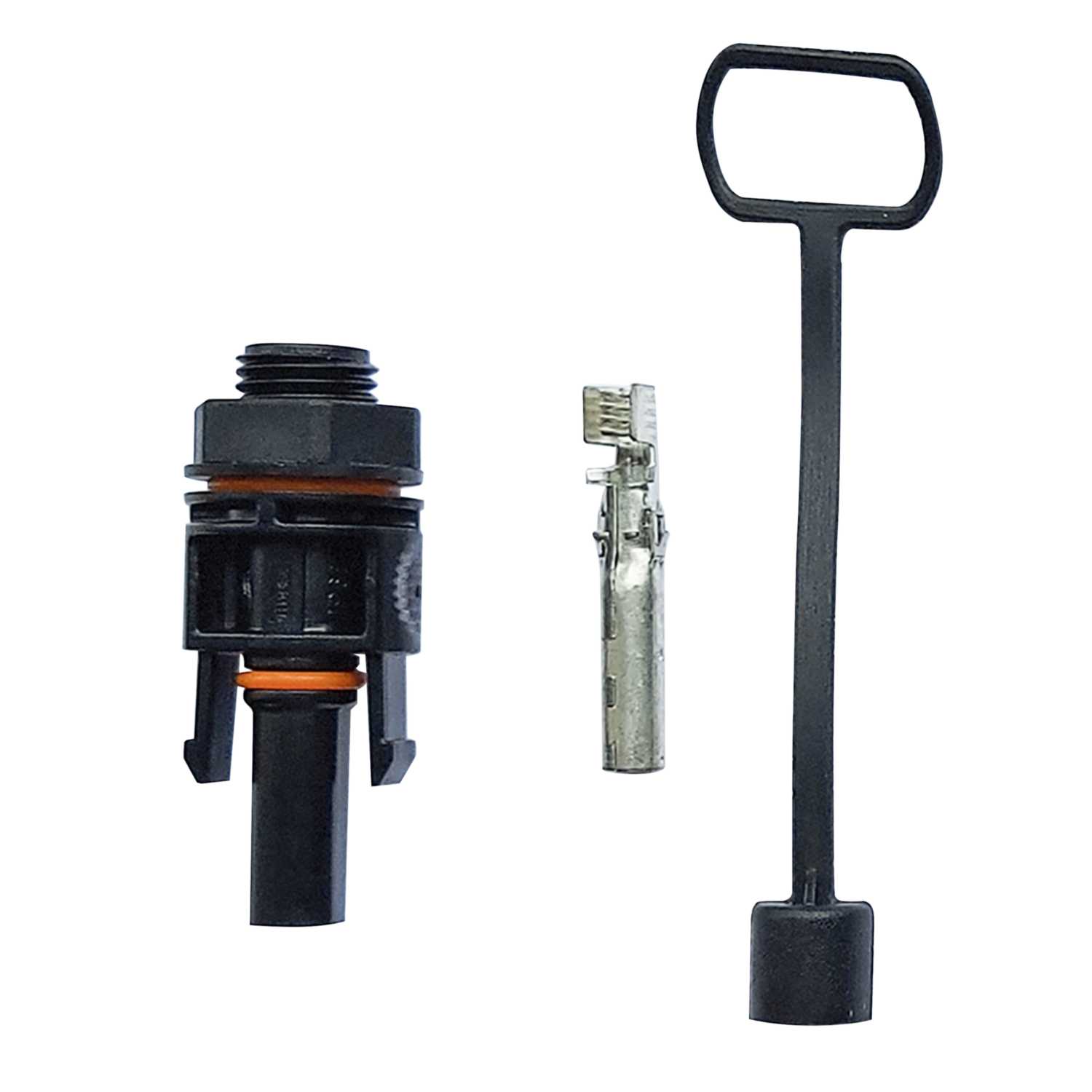 F4P 1500V DC PV Solar Straight Female Connector c/w Sealing Cap ...