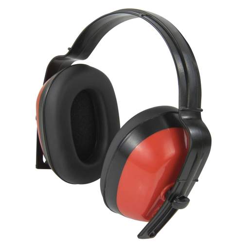 F4P 26dB Cushioned Ear Defenders Black and Red (F4PPPEEDP) | CEF