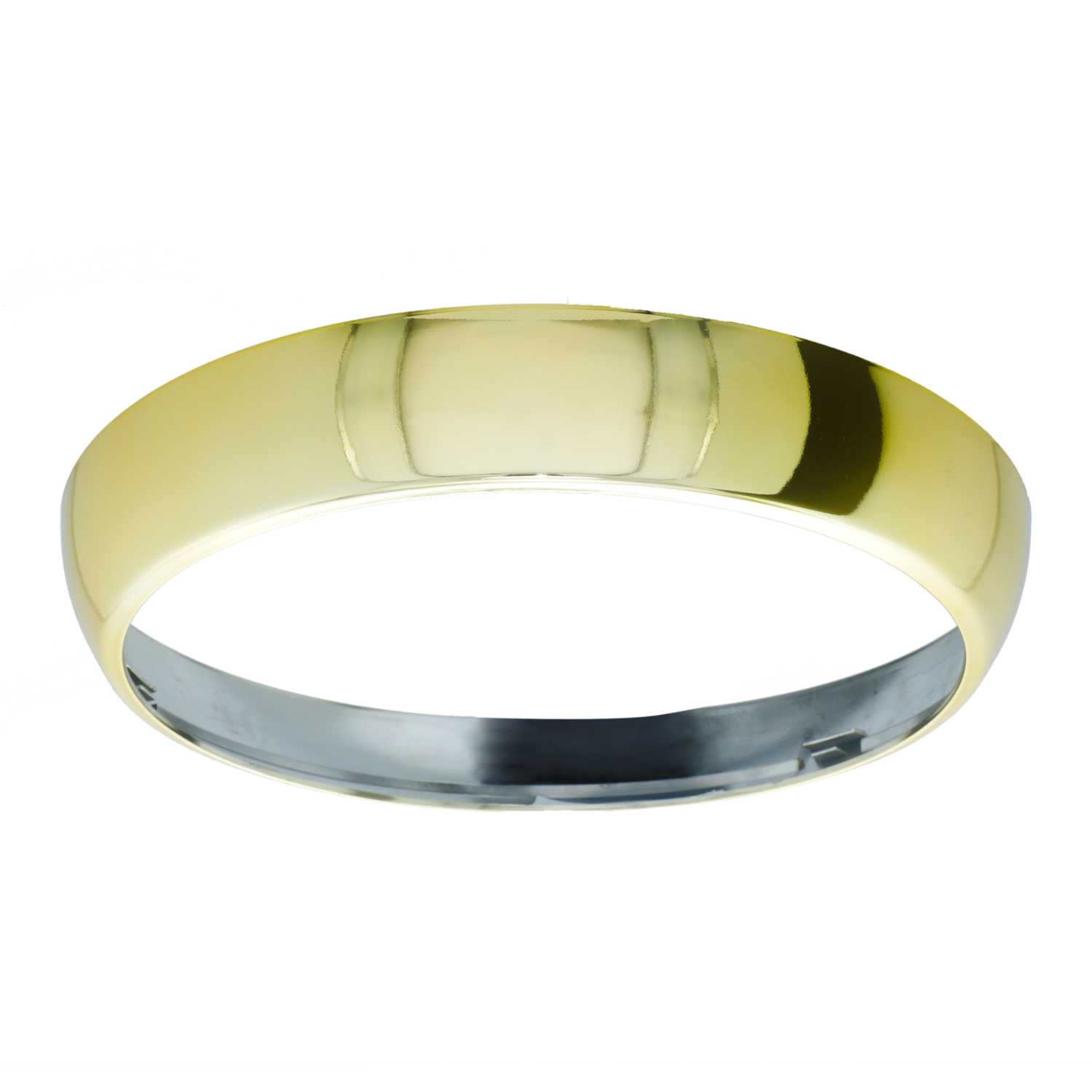 Fusion Polished Brass Bezel for Dome LED Bulkheads (FDOMEPB) | CEF