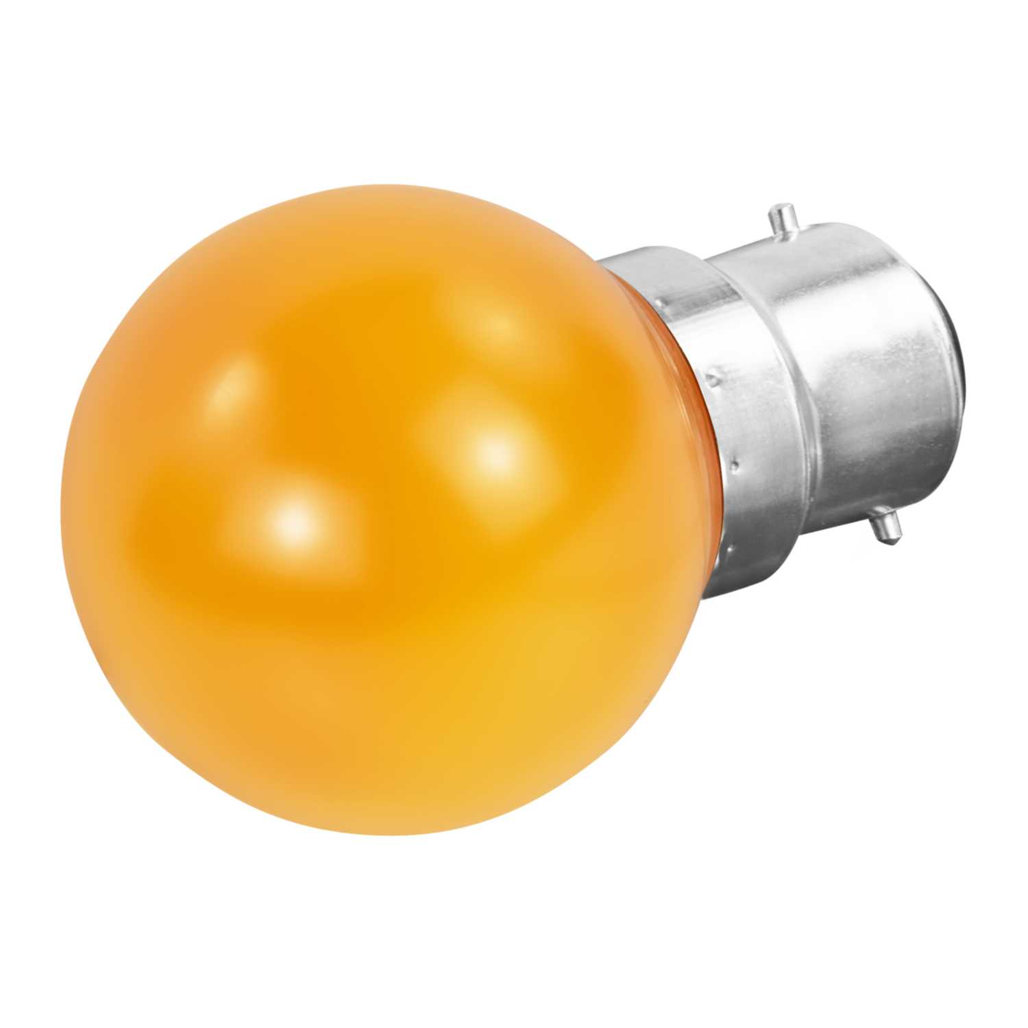 Fusion 1W BC LED Golf Ball Lamp Amber (FDRBC/AM) | CEF