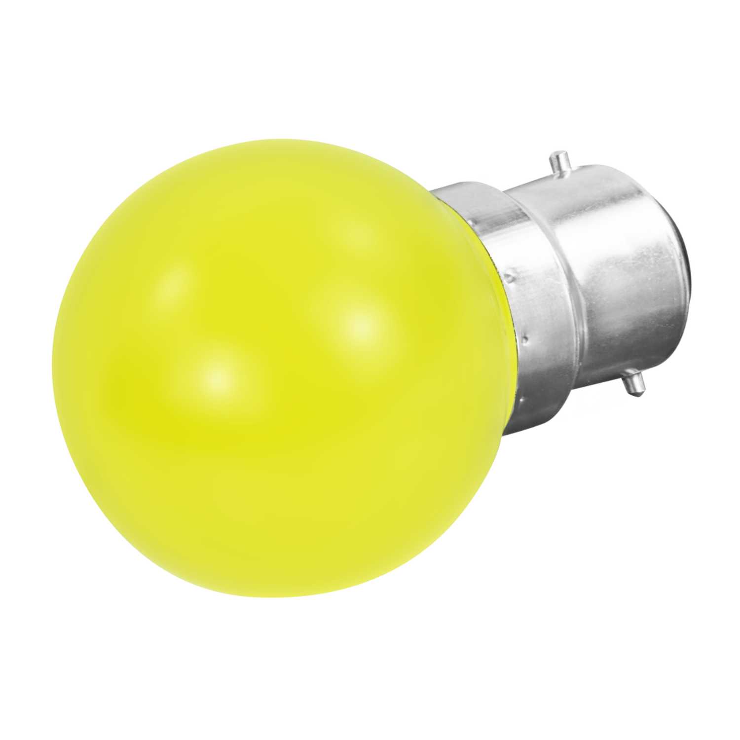 Fusion 1W BC LED Golf Ball Lamp Yellow (FDRBC/YE) | CEF