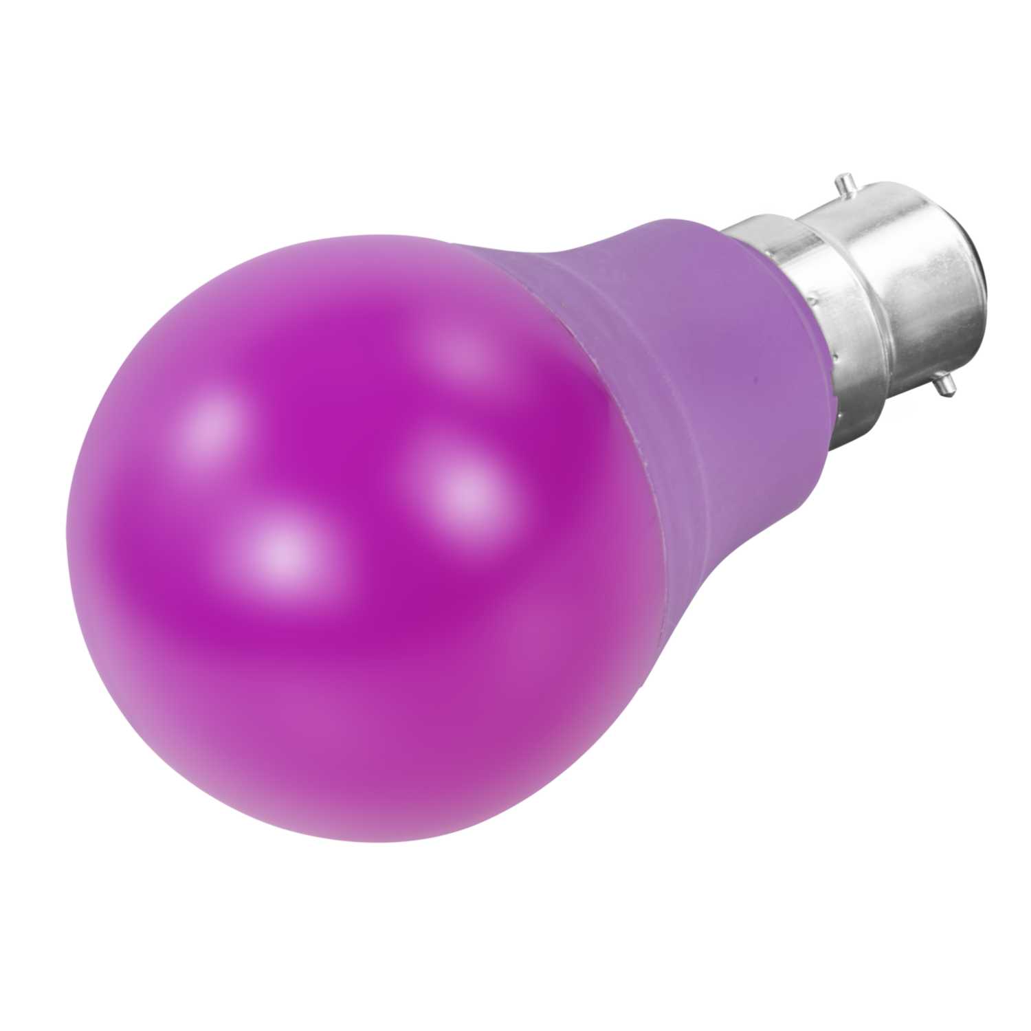 Fusion 8W BC LED GLS Lamp Magenta (FGLSBC/MA) | CEF