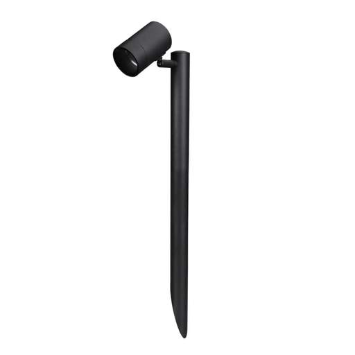 Fusion GU10 Raised Single Head Ground Spike Light Black (FGSRBS) | CEF