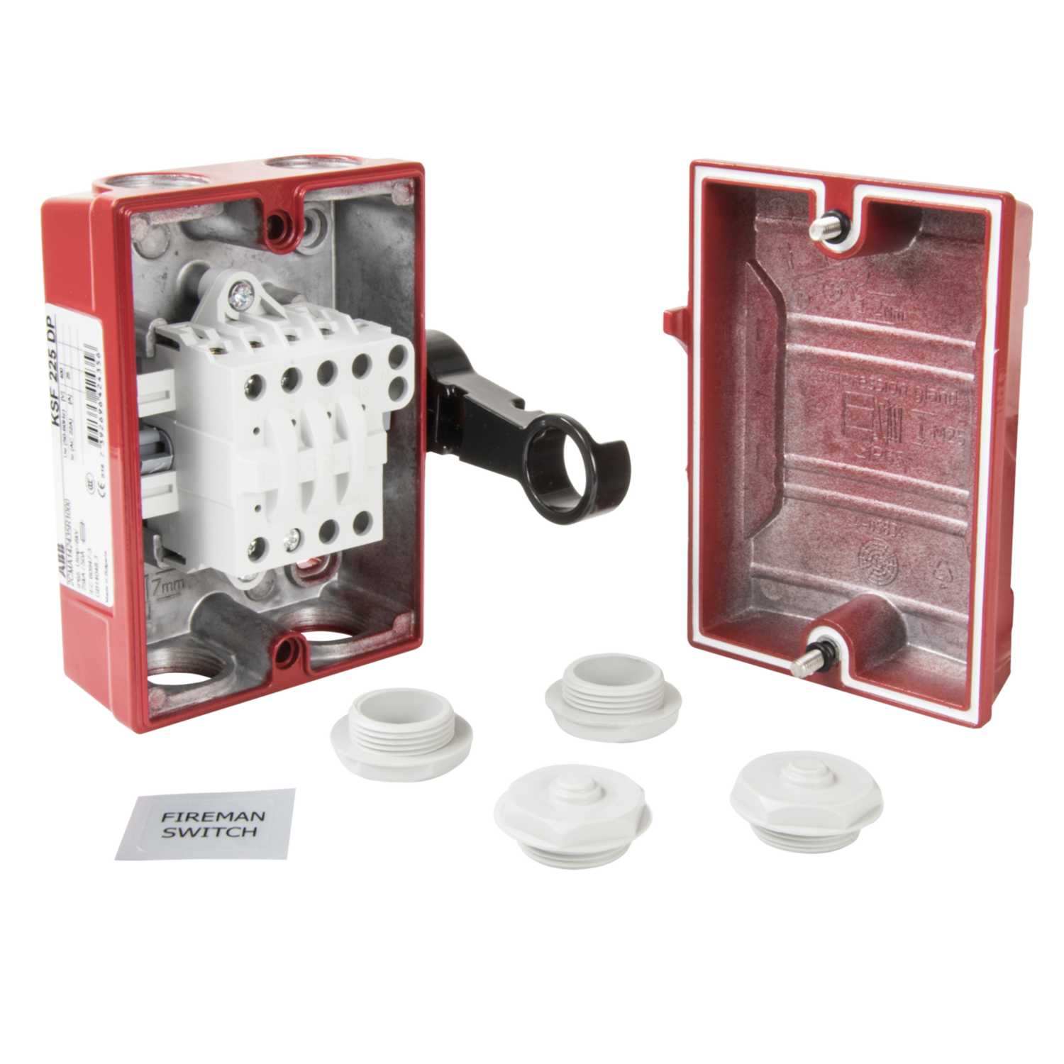 MCG 25A 2 Pole 230V Fireman's Switch IP65 (FMS 25/2) | CEF