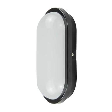 Fusion 10W LED Oval Orbit Bulkhead Black / Opal 4000K (FOORBIT) | CEF