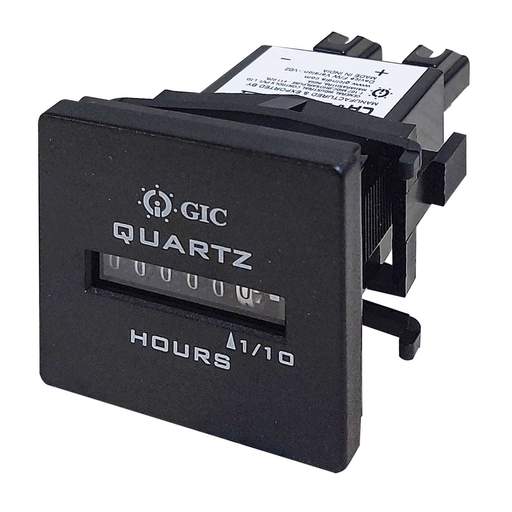 GIC 10 to 80V DC Hours Run / Elapsed Time Panel Mounted Counter (LD17F1 ...
