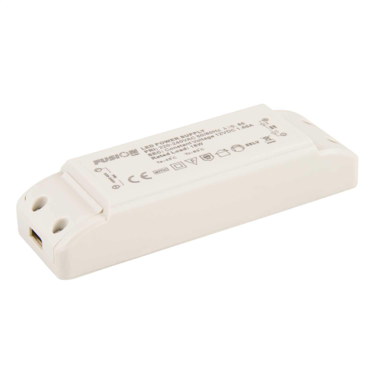 Fusion 18W 12V LED Driver Max Constant Voltage (LED DRIVER 18W) | CEF