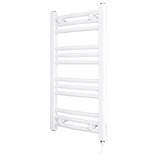 Levante 150W Standard Electric Towel Rail Ladder Style Curved White ...