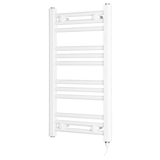 Levante 150W Standard Electric Towel Rail Ladder Style Straight White ...