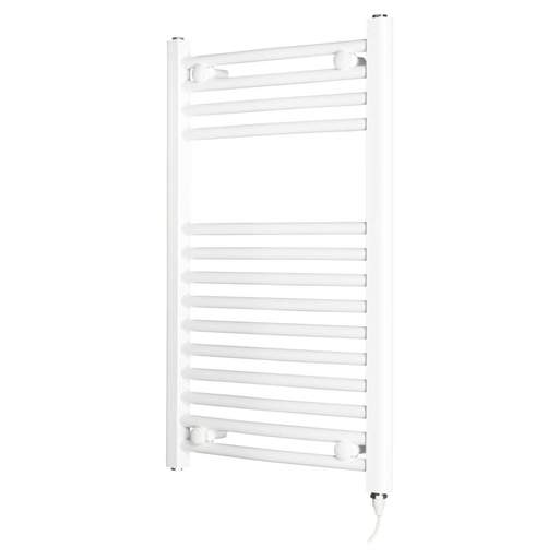 Levante 150W Standard Electric Towel Rail Ladder Style Curved White ...