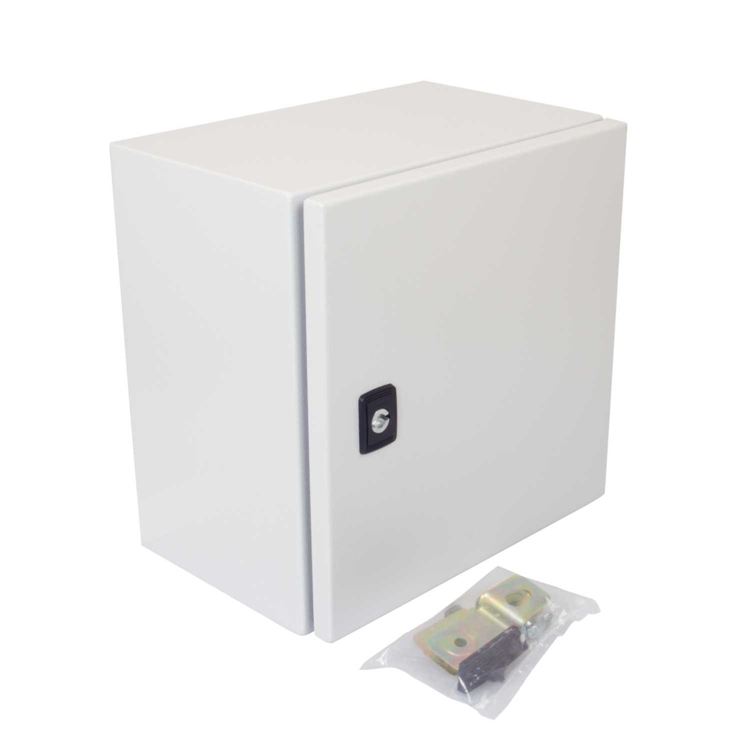 MCG 300mm x 400mm x 200mm Steel Enclosure with Mounting Plate IP65 ...