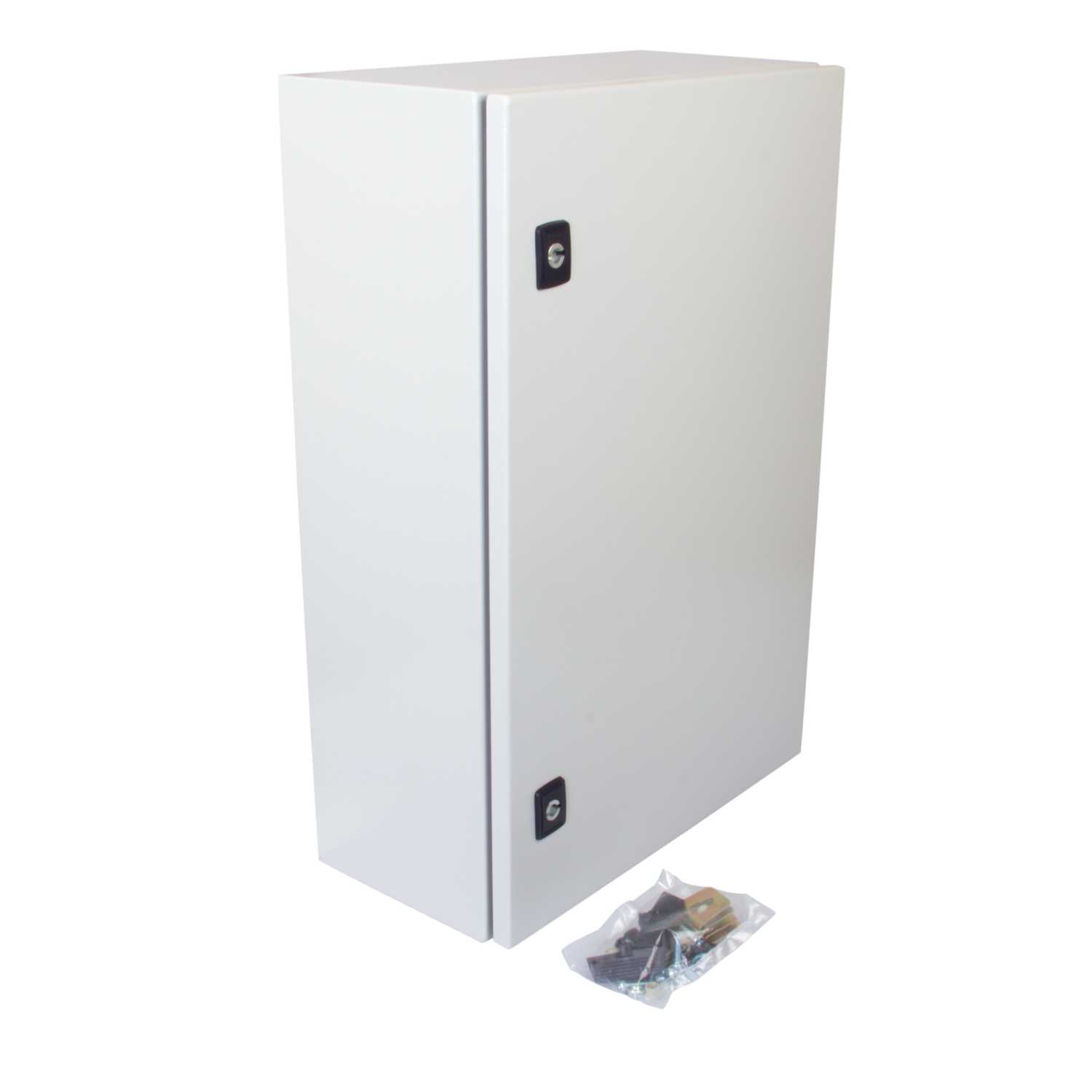 MCG 600mm x 400mm x 200mm Steel Enclosure with Mounting Plate IP65 ...