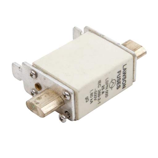 Lawson 25A NH00 Square Bodied Fuse (Sold in 1's) (NH00/25) | CEF