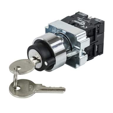 Crompton Selector Key Switch 3 Position Stay Put 2 NO Contacts ...