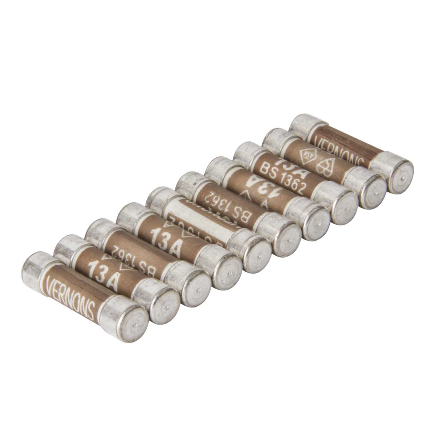 Lawson 13A BS 1362 Plug Top Fuse (Pack of 10) (PL13) | CEF