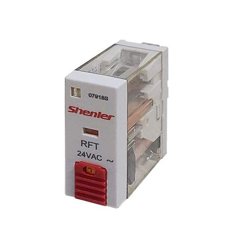 Shenler 5 Pin 24V AC 12A 1 Pole Miniature Changeover Plug In Relay ...