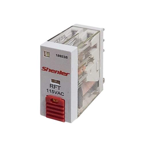 Shenler 8 Pin 115V AC 8A 2 Pole Miniature Changeover Plug In Relay ...