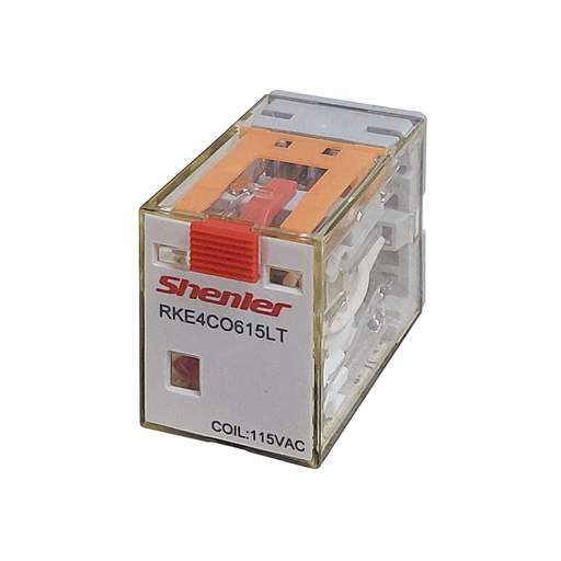 Shenler 14 Pin 115V AC 5A 4 Pole Miniature Changeover Plug In Relay ...
