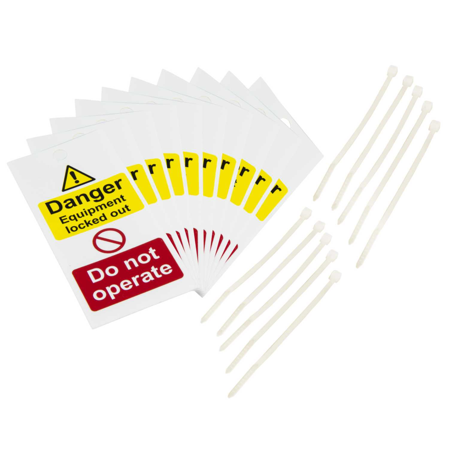 MCG Reusable Lockout Tags (Pack of 10) (RPT32AR) | CEF