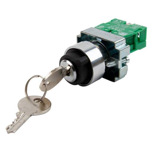 MCG Panel Mount Spring Return Key Switch (S2PKSR 10) | CEF